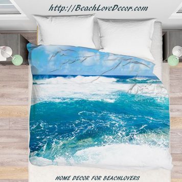 Ocean water Duvet Cover – Beachlovedecor.com – Modern and Beach Themed ...