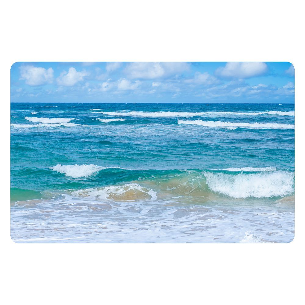 Sea Microfiber foam bath mat, 2 sizes – Beachlovedecor.com – Modern and ...